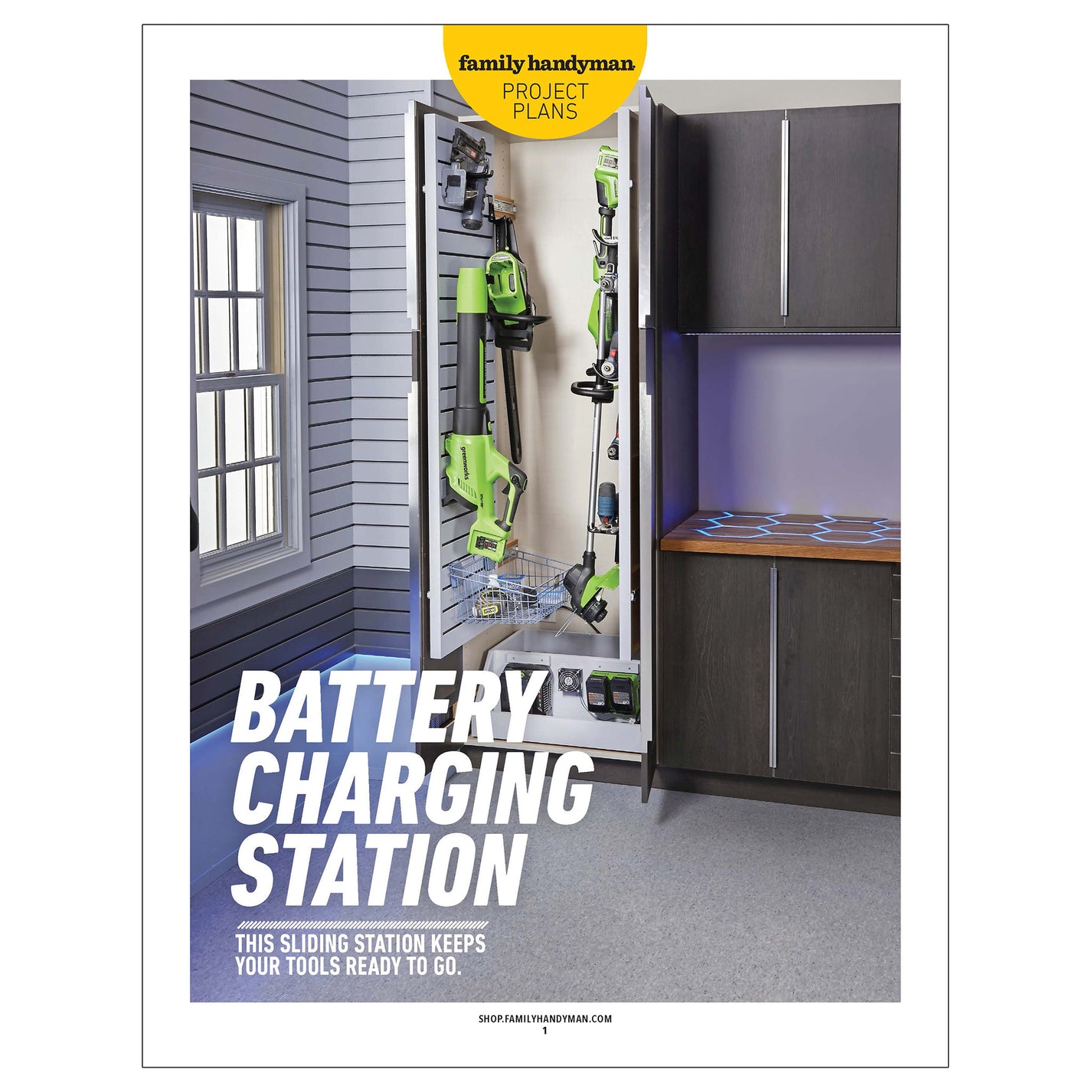 How to Build a DIY Charging Station for Tools | Shop Family Handyman ...