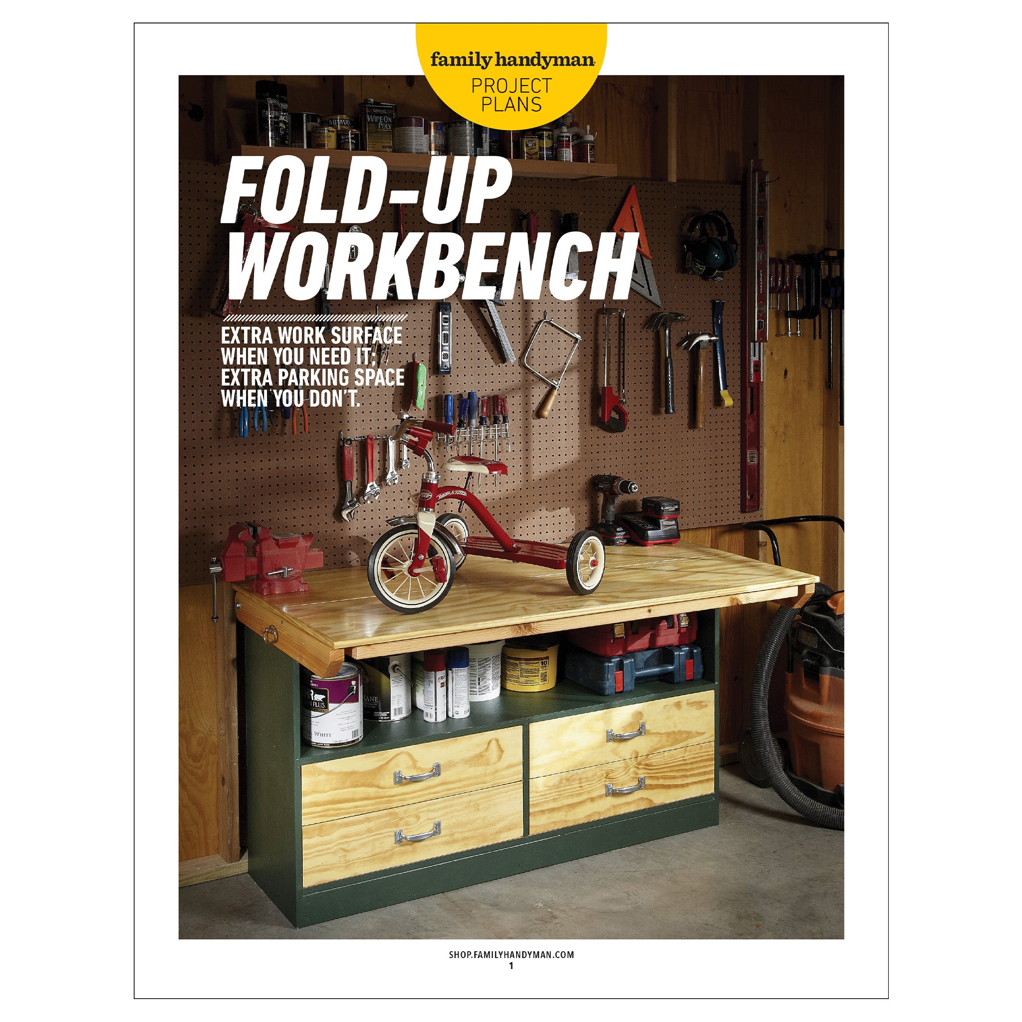Fold-up Workbench and Cabinet | Shop Family Handyman – Family Handyman Shop