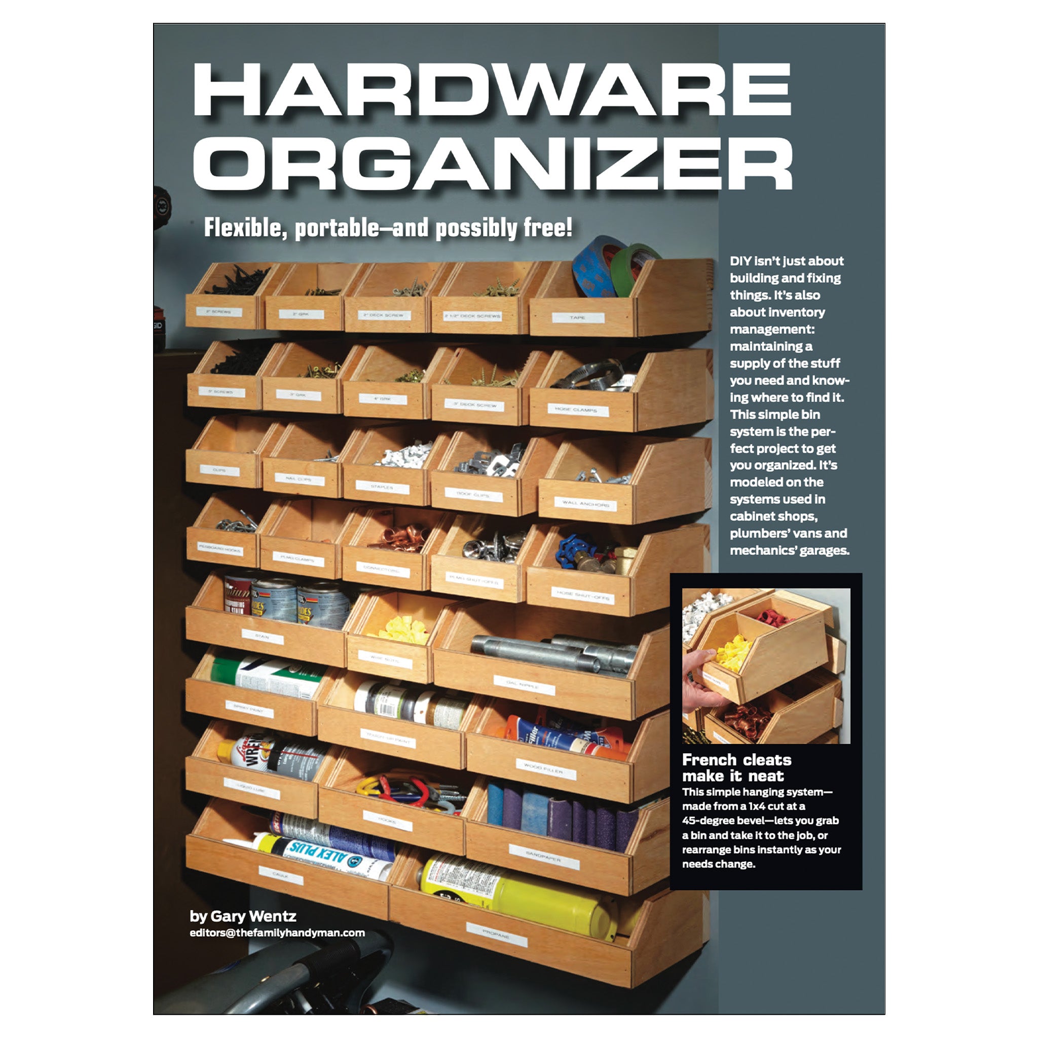 Hardware Organizer | Shop Family Handyman – Family Handyman Shop