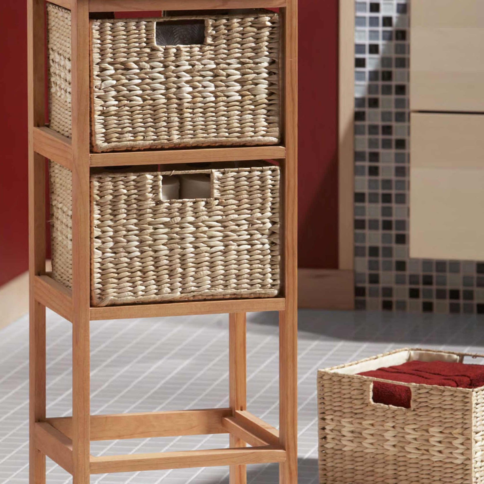 3 Tiered Wooden Basket Stand | Shop Family Handyman – Family Handyman Shop