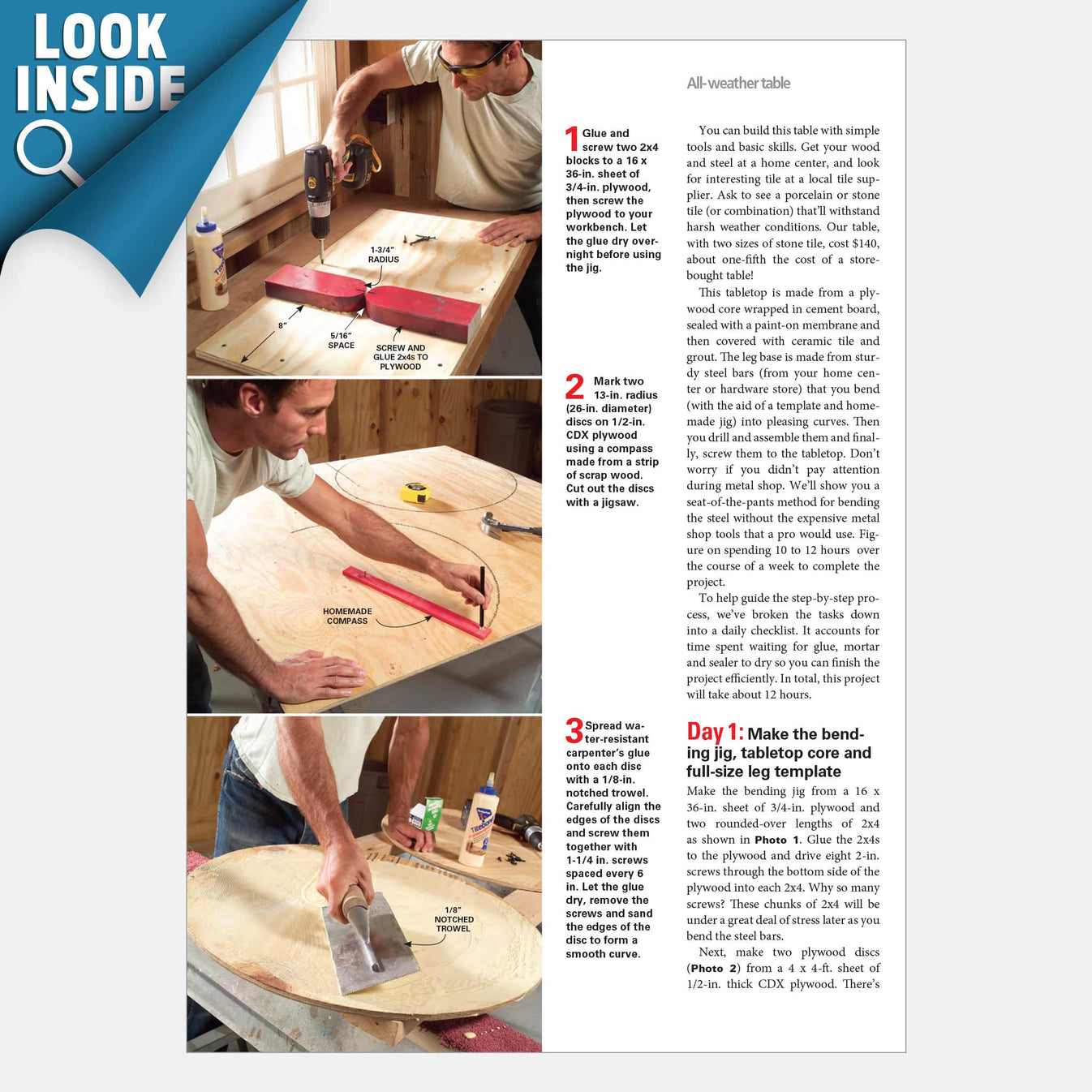 Small Outdoor Table | Shop Family Handyman – Family Handyman Shop