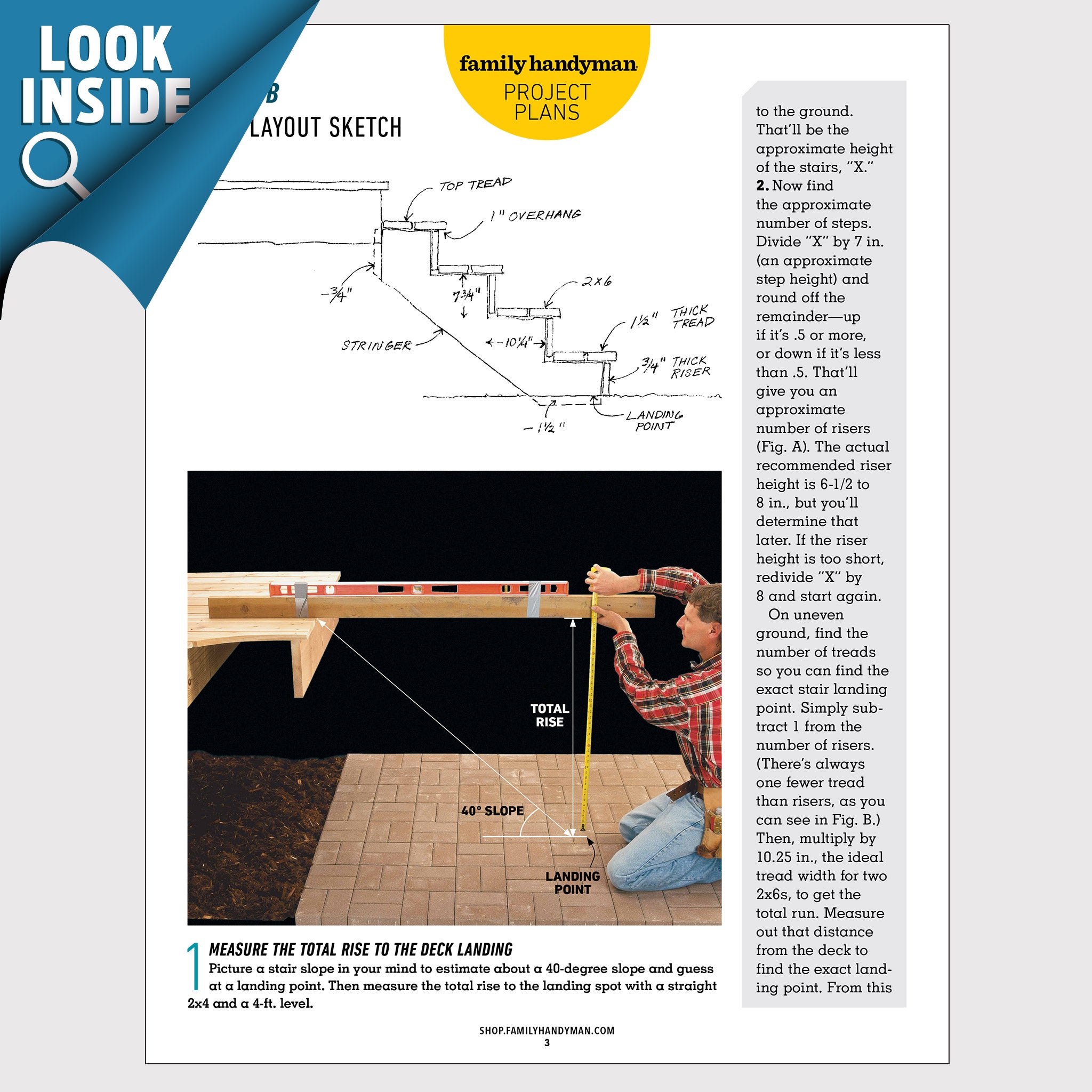 How to Build Deck Stairs | Family Handyman – Family Handyman Shop