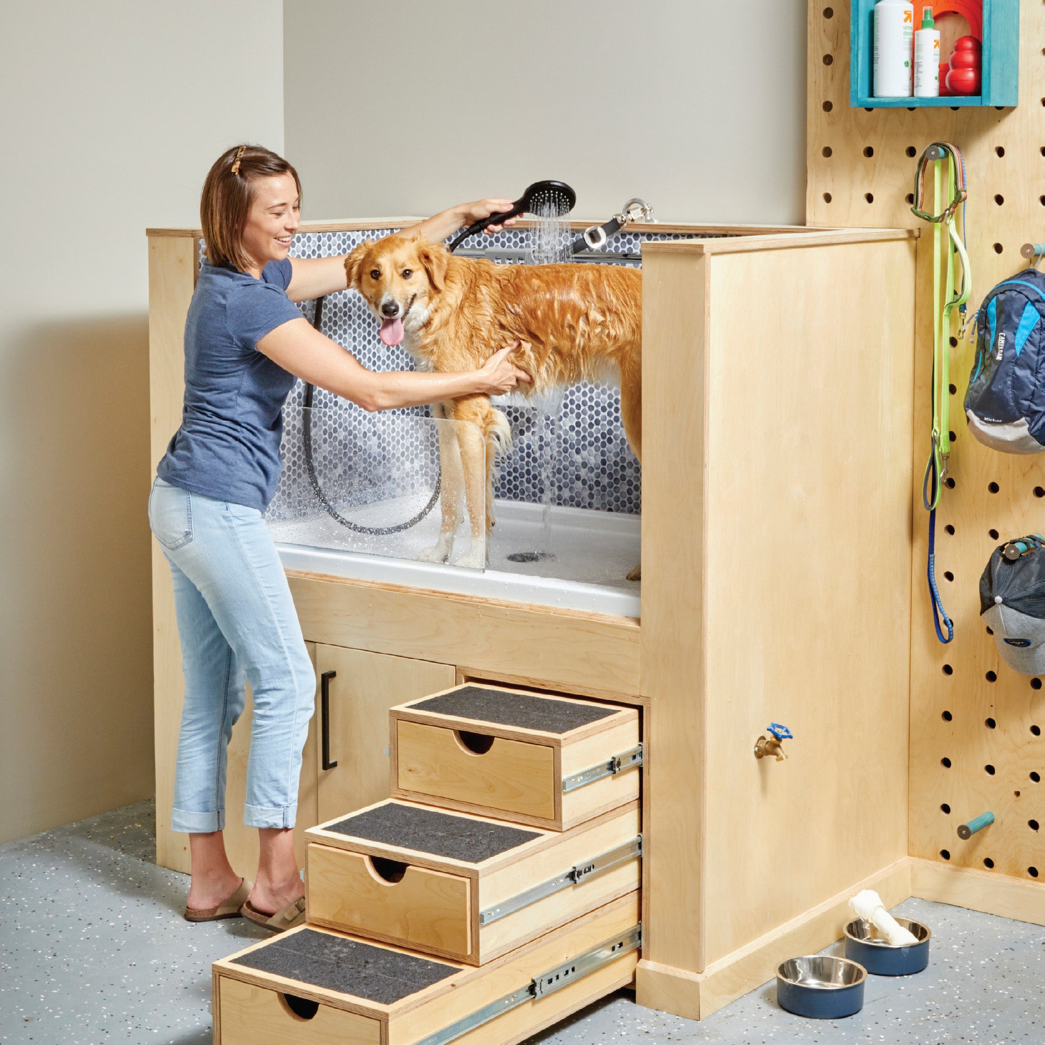 How to Build a Dog Spa Shower – Family Handyman Shop
