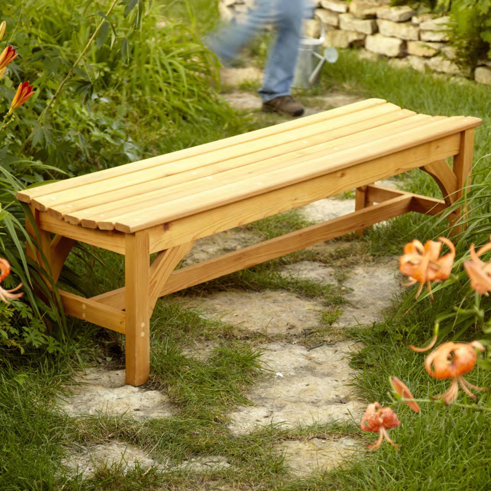 Wooden Garden Bench | Shop Family Handyman – Family Handyman Shop