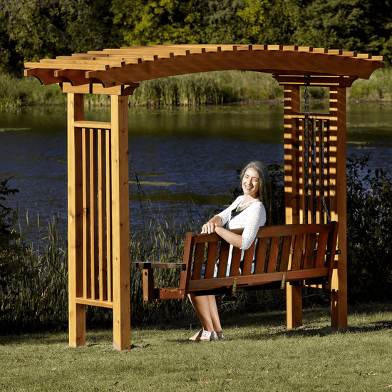 Garden Arbor with Swing | Shop Family Handyman – Family Handyman Shop