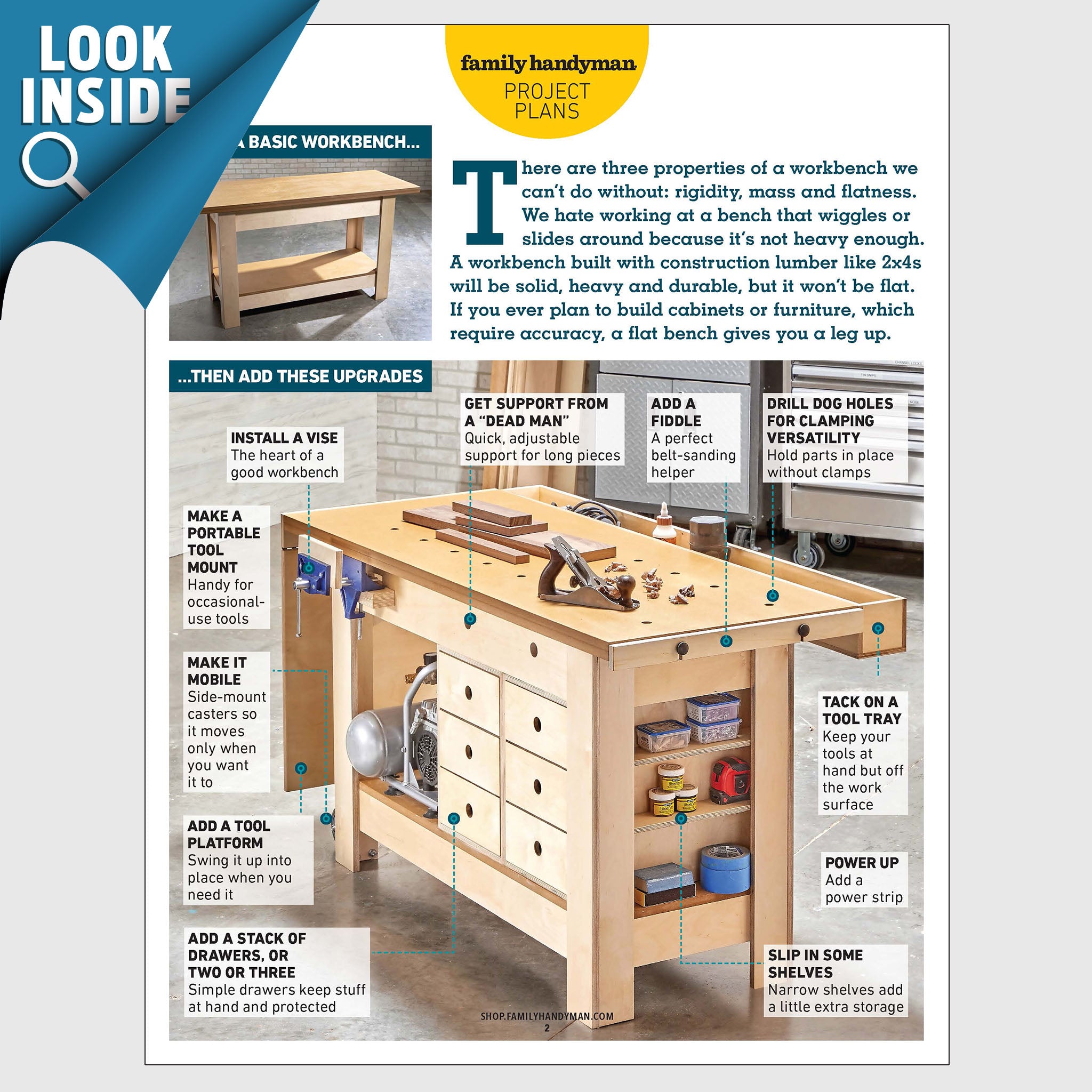 How to Build a DIY Workbench | Shop Family Handyman – Family Handyman Shop